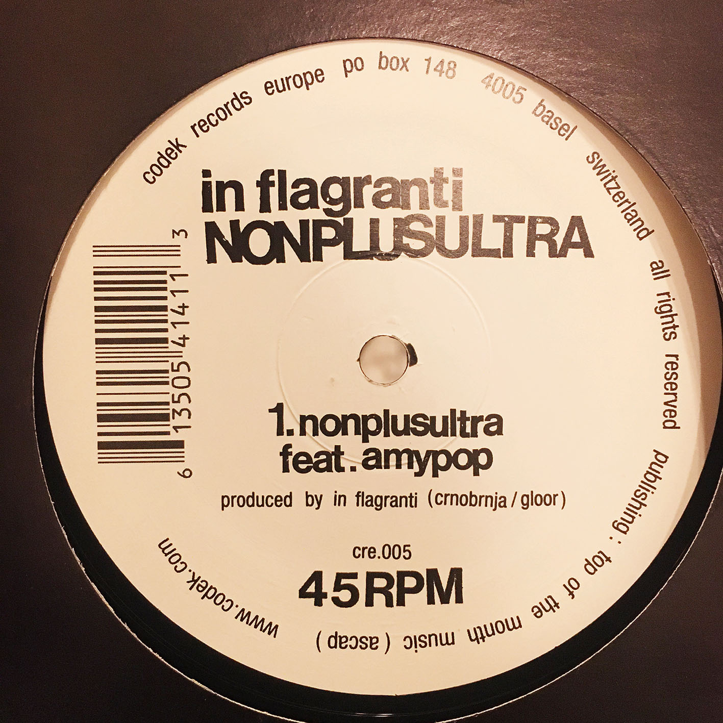 In Flagranti – Nonplusultra | らくだレコーズ