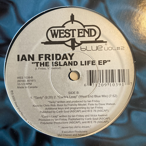 Ian Friday – The Island Life EP | らくだレコーズ